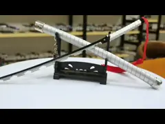 22 centimetri Spada Mini Katana Portachiavi Figura Anime Demone Slayer Hashibira Inosuke