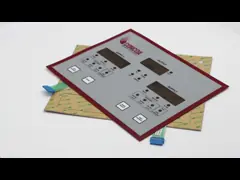 Tactile Polydome PET Membrane Switch Keypad for Precision gas control instrument