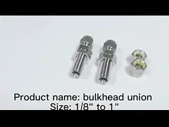 중국 스테인리스 316 304 유압 깃봉 이음쇠 1/8in 1/4in 3/8in 1/2in 3/4in 판매용