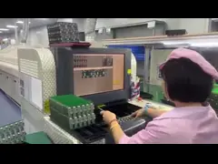 FR4 TG135 PCB 4 στρωμάτων με επεξεργασία επιφάνειας HASL για βιομηχανικό έλεγχο