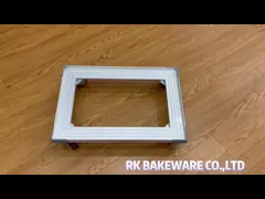 Anodized Aluminum Bread Pan Dollie For Bakery & Food Transportation