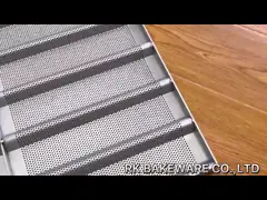 Aluminum Nonstick Subway Sandwich Roll Tray For Industrial Bakery