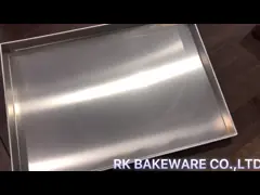 RK Bakeware China-Aluminum Rectangle Dry Cake Tray For Industrial Bakery