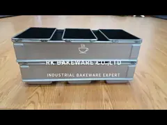 3 Straps 340G Bread Tin For Australia Bakeries 680g Nonstick Loaf