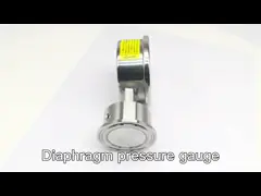 China 10 Bar Gas Cylinder Pressure Gauge Stainless Steel Hygienic Diaphragm for sale