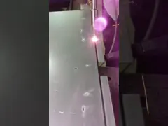 The 2mm galvanized plate of the battery energy storage box is welded by the laser welding machine.