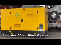 Industrial Silent Type Generator Set 80kva 100kva Diesel