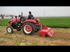Tractores de cuatro ruedas agrícolas con el cargador y la retroexcavadora Mini Farm Tractor