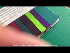 600D Twill Oxford Polyester Fabric Woven Composited Waterproof