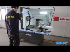 China Laser Scanning Alloy Wheel Diamond Cutting Machine Refurbished Cnc Lathe Wheel Straightening Repair for sale