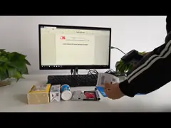 포켓용 유선 POS 바코드 스캐너 슈퍼마켓 점검 USB RS232 바코드 리더 1D명