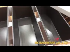 Industrial Bakeware 3 Straps Loaf Pan 660g  For Australia Bakeries