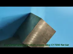 copper based alloy QBe2 Beryllium copper alloy