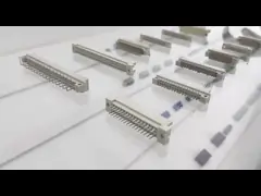 China 2.54mm 3*36 Pin 78 Pin 3 Row Header Male Din 41612 Connector Right Angle for sale