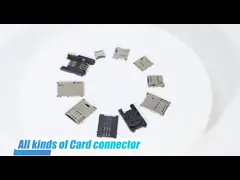 China 6p SIM Card Sockets Flip Type Micro Sim Card Holder Connector ROHS for sale