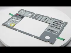 Autotype F150 Metal Dome Membrane Switch with cut outs