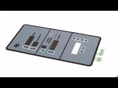 Polyester PET embossed Membrane Switch with crimped PINs 2.54mm PITCH