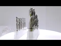 HRA 91~93.5 Coated Tungsten Carbide Drilling Tools CNC Carbide Twist Drill Bits