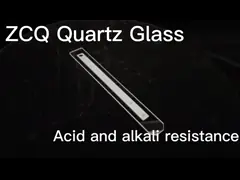 China Quartz Glass Plate Slotting Fused Customized Fused Silica Plate for sale