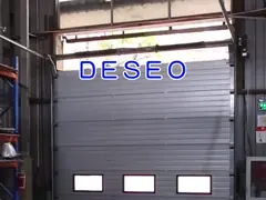 China China Manufacturer Apartment Project Automatic Fire Station Steel Sectional Door Security Lock for sale