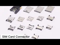 China Shorten Type UL94V-0 Micro SD Card Socket Middle Pin 1.5h TF Card Socket for sale