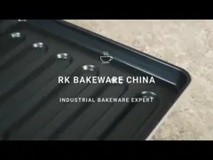 Industrial Nonstick Alusteel Hot Dog Bun Tray Band in Rim For Industrial Bakeries