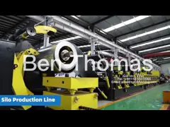 China Grain bin roll forming line | grain storage silo making machine | silo prodiuction line for sale