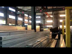 6m 12m Galvanized Steel Rectangular Pipe Dx51d Square For Carports