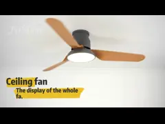 China Remote Control Decorative Flush Mount Ceiling Fan 6 Speed With Light for sale