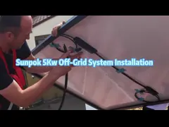 China Off Grid Hybrid Solar Energy Storage System 5KW 10KW 20KW 30KW 10KVA Solar Power System Off Grid With Storage Full Set for sale