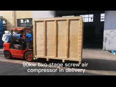 100hp 75kw Two Stage Screw Air Compressor Variable Speed Air Compressor