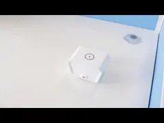 China Abs Weave 20W Fast Speed Plastic Clock Wireless Charger White Color for sale