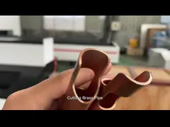 Cutting Tube Pipe Metal by Fiber Laser Cutter Machine
