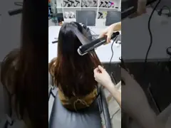 Pulizzatore a vapore di ceramica in ferro, con un Profi-Platz in ceramica in turmalino, 2 in 1 in ferro, con un Ausdruck nero