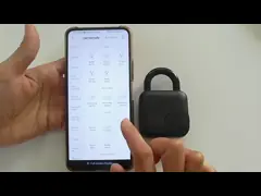 China Zinc Alloy Tuya Smart Padlock USB Charging Fingerprint Padlock For Bag Door Cabinet for sale