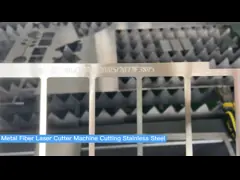 Cutting Stainless Steel by Fiber Laser Cutter Machine