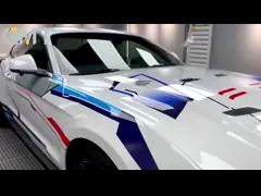 GMT Digitally Printed Car Wrap Vinyl Film - White Gundam