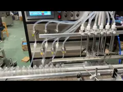 China 2 4 6 Heads Perfume Vial Oral Liquid Pistion Filling Machine Magnetic Pump Filler for sale