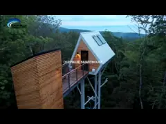 China Light Gauge Steel Structure Dome Home Prefab Garden Studio Tree House for sale
