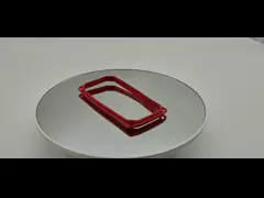 65A Red EPDM Molded Rubber Parts Widely Use Rohs Square Rubber Gaskets
