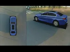 China Universal Cars Blind Spot Monitoring Systems with 720P Sensor and CVBS/AHD Video Input for sale