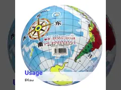 Nonslip Thickened Inflatable Bouncy Ball Lightweight Ecofriendly
