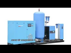 Skid-mounted integrated air compressor
