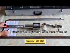 Penetrometer SPT κώνων 8KG 9kg 10kg αυτόματος δυναμικός εξοπλισμός δοκιμής εδαφολογικής διείσδυσης