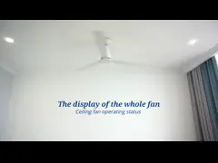 Noiseless DC Motor 5 Speeds 3 Colors Change Light Indoor Ceiling Fan