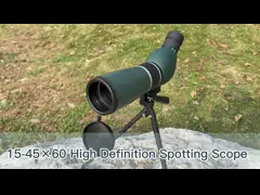 15-45x60 Spotting Scope Portable High Definition With Tripod Collar