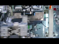 電池のZ折目の袋の細胞集合体装置の半自動スタック・マシン