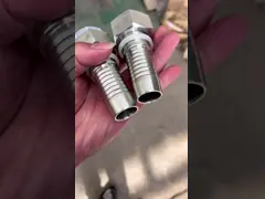Carbon Stainless Steel Hydraulic Hose Pipe Fittings Swaged Pipe Fitting O - ring