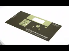 Silk Printed Overlay 3m Adhesive Membrane Switch Keypad