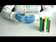 China Child Resistant Pop Top Tube For Pre Rolls Cigar Tube Custom Black Pop Top Tubes for sale